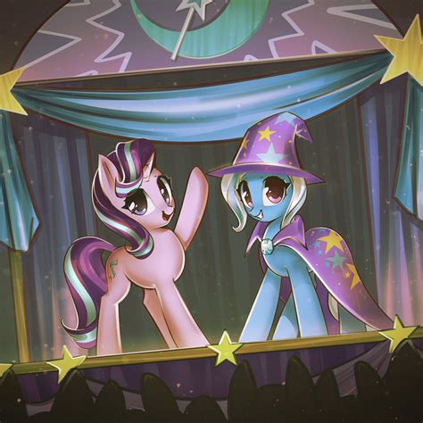 Starlight Glimmer And The Great And Powerful Trixie Drawn By