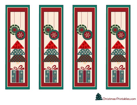 Printable Christmas Bookmarks Prntbl Concejomunicipaldechinu Gov Co