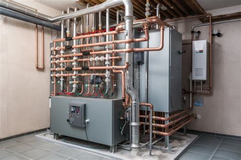 A Geothermal Heat Pump System With Water Circulating And Being Heated