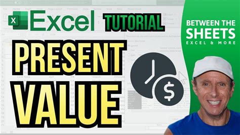 calculating present value in excel youtube