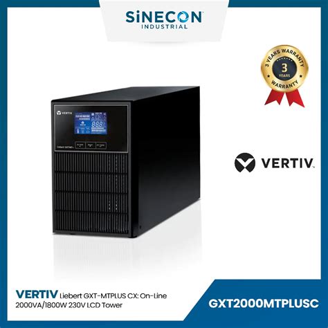 VERTIV Liebert GXT MTPLUS CX On Line VA W V LCD Tower VTV GXT MTPLUSC Shopee
