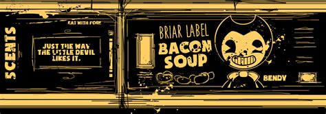 Bendy Bacon Soup Label Printable Printable Word Searches