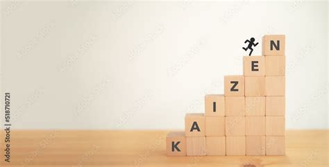 Стоковое фото Kaizen Concept The Continuous Improvement In Business