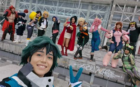Young Friki Cosplay Boku No Hero Academia Team Assemble ️we Are