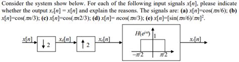 solved consider the system show below for each of the