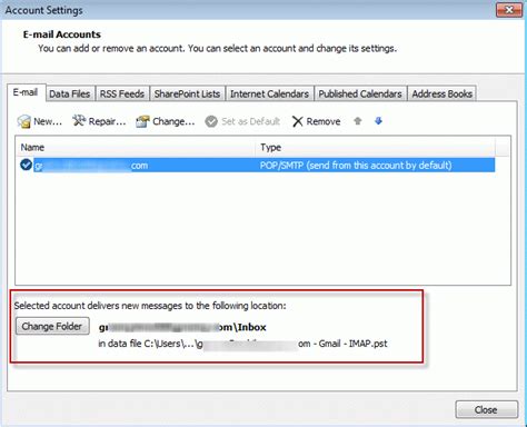 Outlook And Icloud Default Data Files