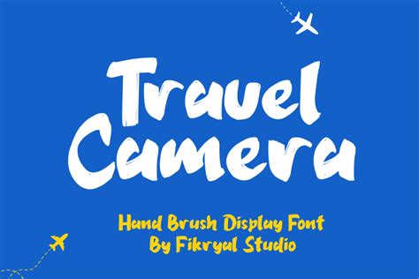 Travel Camera Font · 1001 Fonts
