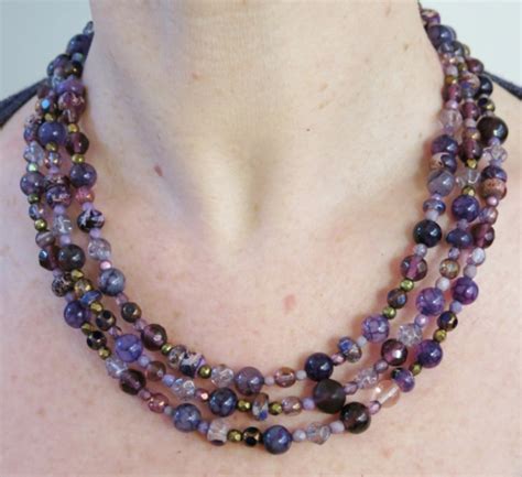 Diy Jewelry Tutorial How To Make A Multi Strand Beaded Necklace