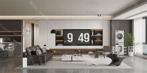 【现代客厅3d模型】建e网现代客厅3d模型下载 Id117070279 打造3d现代客厅模型免费下载平台