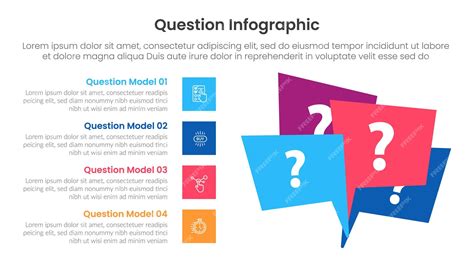 Premium Vector Question Infographic Template Banner With Callout