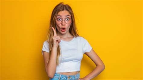 Woman Having A Eureka Moment Premium Ai Generated Image