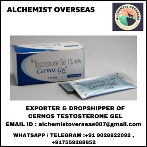 Cernos Testosterone 1w W Gel Packaging Size 14 Sachets Packaging