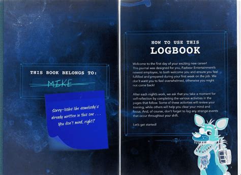 Fnaf Survival Logbook Thing R Gametheorists