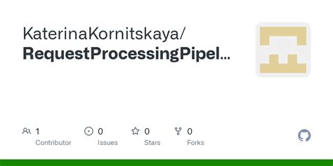 Github Katerinakornitskayarequestprocessingpipelinenumbers