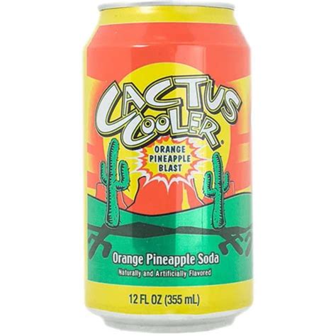 Fresh 12oz Cans Cactus Cooler Soda Super Rare