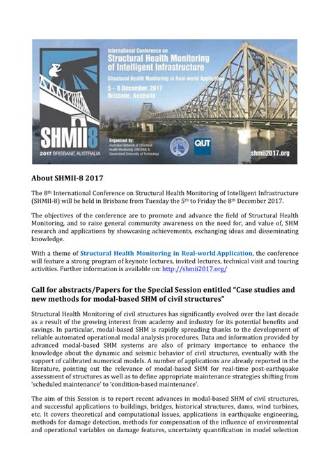 Pdf About Shmii 8 2017 Call For Abstractspapers For The Special Session Entitled Case