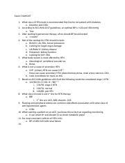 HTN Medications For AA Patients With Diabetes First Line Course Hero