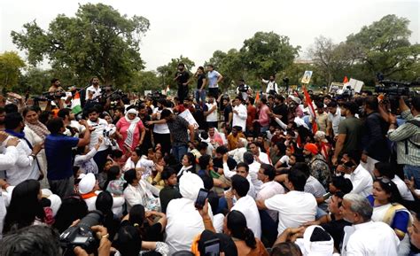 Wrestlers Candlelight Protest March At India Gate