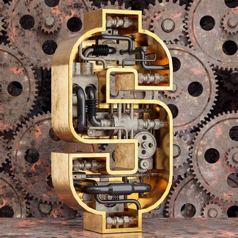 Dollar Sign Gears Stock Illustrations 1067 Dollar Sign Gears Stock