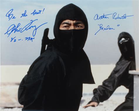 Sho Kosugi And Arthur Roberts Signed Revenge Of The Ninja 16x20 Photo
