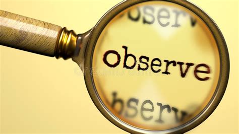 Observe Under Magnifying Glass Thorough Analysis And Inspection Of