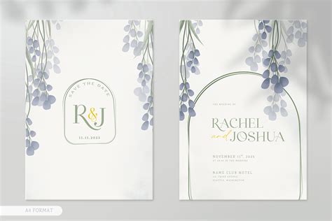 Elegant And Modern Wedding Card Graphic By Kin9candra · Creative Fabrica