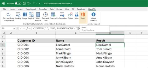 Regex In Excel Excel Bootcamp