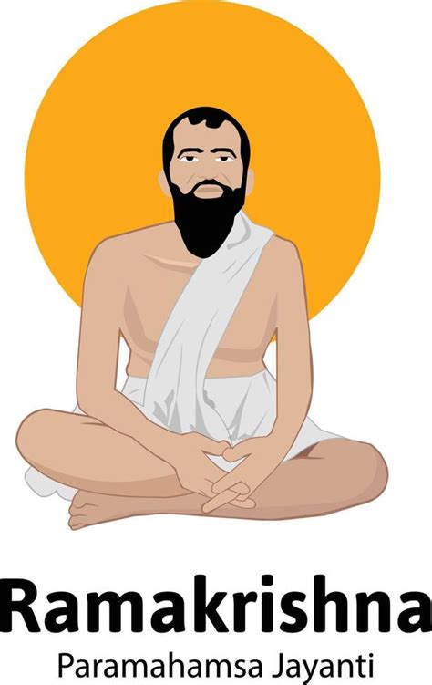 Ramakrishna Paramahamsa Jayanti Vector Illustration 20382585 Vector Art At Vecteezy