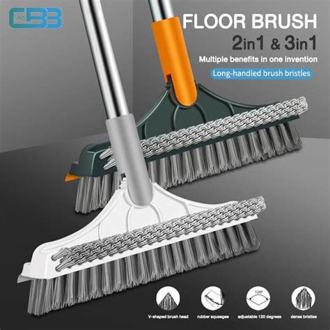 In In Cleaning Brush Bathroom Kitchen Floor Scrub Brush Long Handle Cleaning Window Gap