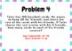 Multi Step Word Problem Task Cards SAMPLE By Mama Bear Loves Math