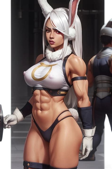 Rule 34 Abs Ai Generated Anime Anime Girl Bunny Ears Bunny Girl Mirko