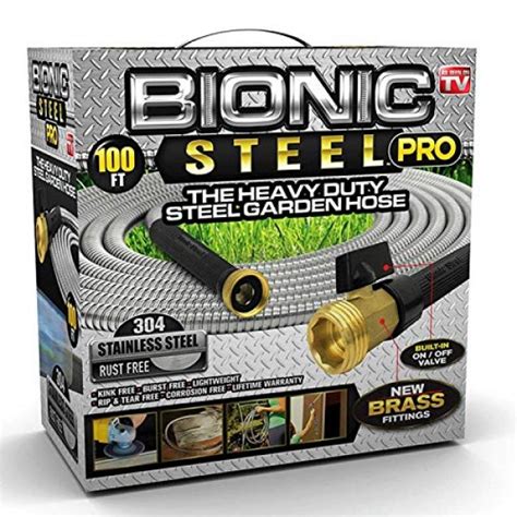 Bionic Steel Pro Garden Hose 304 Stainless Steel Metal