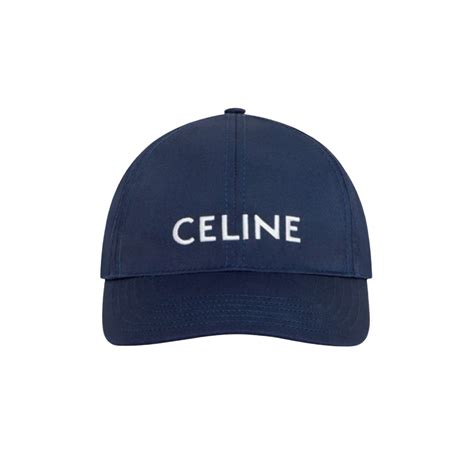 W 셀린느 코튼 베이스볼 캡 마린 Celine Kream