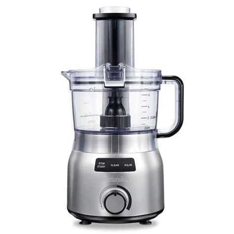 Proctor Silex Quick Clean 9 Cup 1 Speed Grey Food Processor With