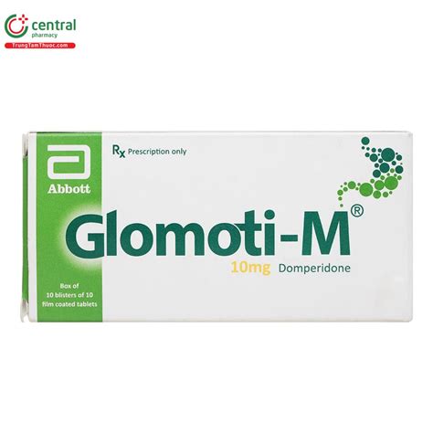 Thuốc Glomoti M 10mg Giảm Triệu Chứng Buồn Nôn Nôn Chướng Bụng ợ Hơi