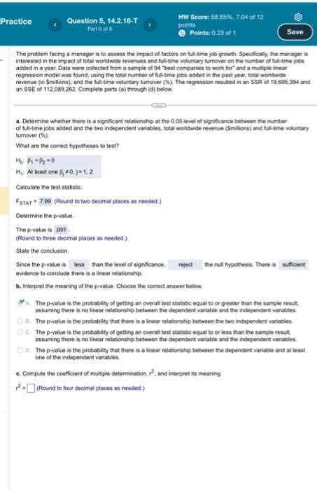 Solved The Problem Facing A Manager Is To Assess The Ingact Chegg