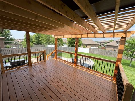 Luxury Deck Builder Elkhorn Custom Deck Designs For Sloped Lots