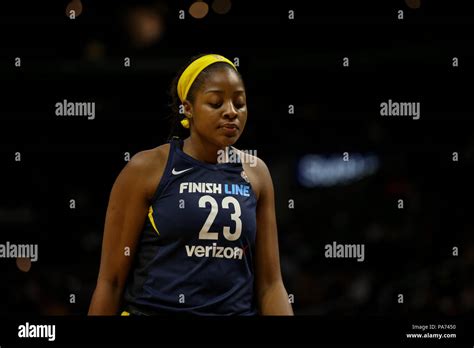 Indiana Fever Forward Stephanie Mavunga 23 During The Indiana Fever Vs