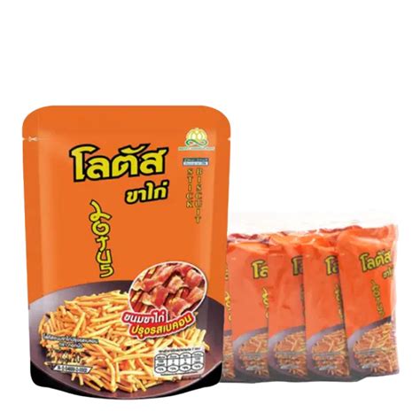 โลตัส ขนมขาไก่ เบคอน 20 ก X 12 Makro Pro