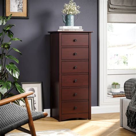 Narrow Chest Of Drawers Drawer Chest Vasagle By Songmics