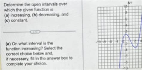 Solved Determine The Open Intervals Overwhich The Given Chegg