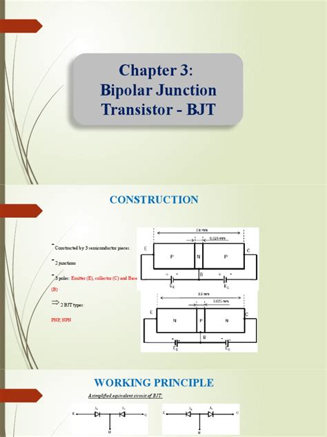 Chapter 3 Bjt Pdf Bipolar Junction Transistor Semiconductor Devices