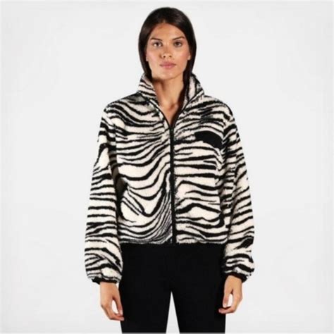Revolve Jackets And Coats Nwt Plush X Revolve Zebra Teddy Jacket S