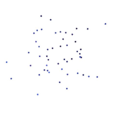 Blue Star Confetti Blue Stars Sparkle Decoration Cutout Png File