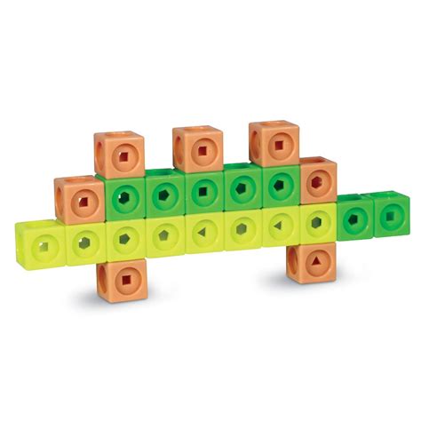 Learning Resources Mathlink Cubes Early Maths Activity Set Dino Time