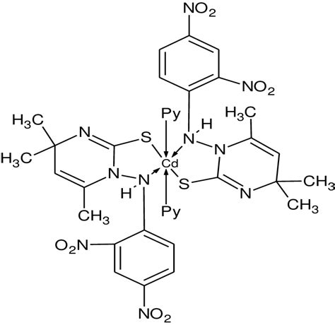 Probable Structure Of Cd Ii 2 4 Dinitro Aptpt Pyridine Complex Download Scientific Diagram