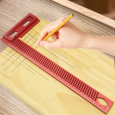 Regla De Trazado De Madera Marcado De Precisión L Shpae Trazador De
