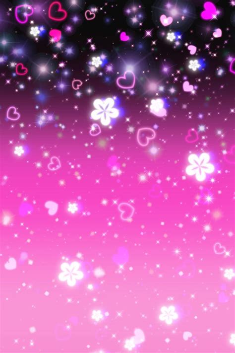 Neon Glitter Galaxy Wallpaper