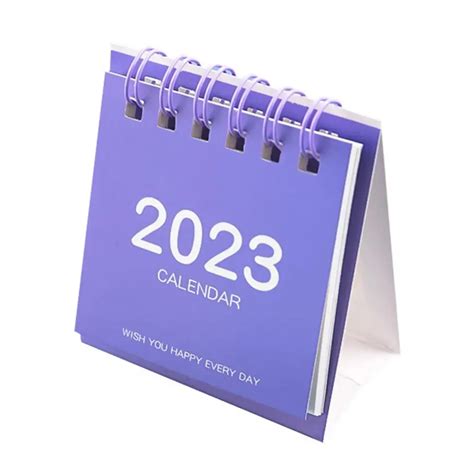Calendario De Escritorio Decorativo Ligero 2023 Calendario Mensual De