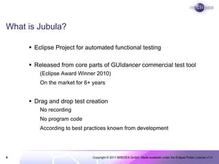 Jubula Tutorial Slides PPT